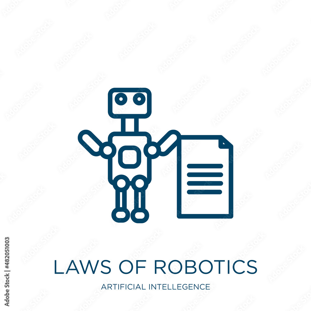 laws of robotics icon from artificial intellegence and future ...