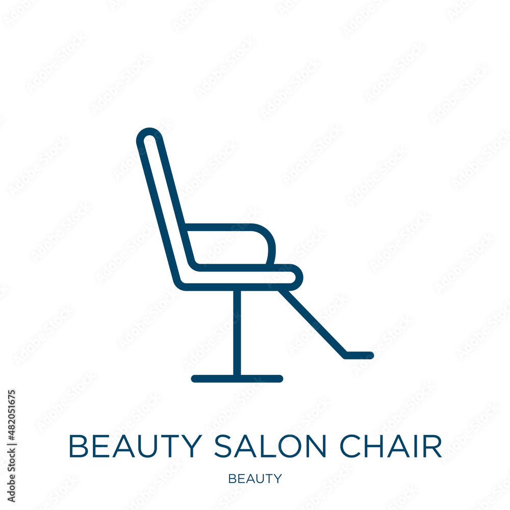 beauty salon chair icon from beauty collection. Thin linear beauty ...