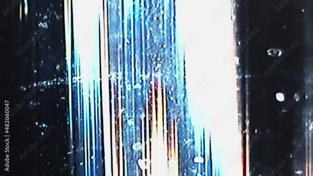 Vidéo Stock Digital glitch overlay. Distressed texture. Bad quality ...