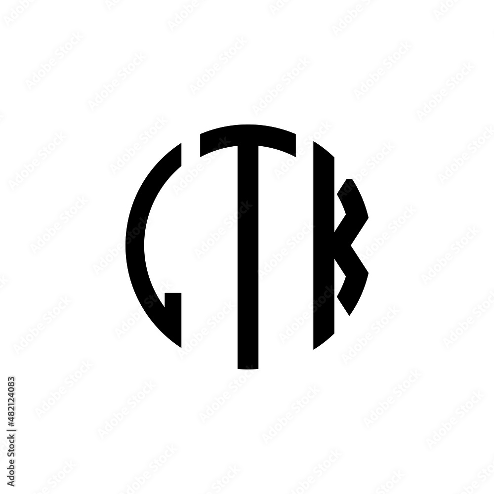 LTK letter logo design. LTK modern letter logo with black background. LTK creative letter logo ...
