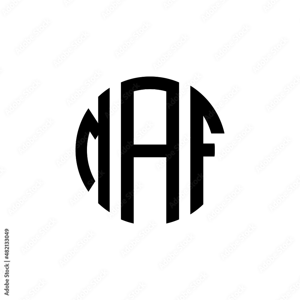 Vecteur Stock MAF letter logo design. MAF modern letter logo with black ... Vecteur Stock MAF letter logo design. MAF modern letter logo with black ...