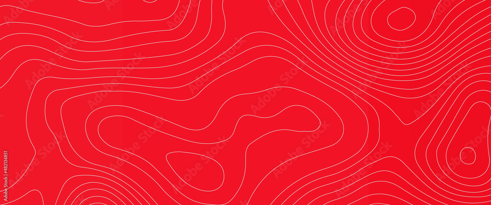 Map line of topography. Vector abstract topographic map concept with ...