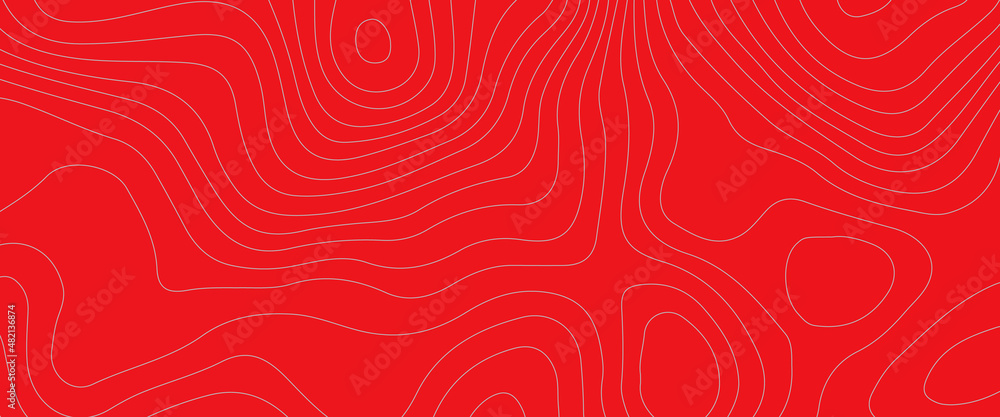 Map line of topography. Vector abstract topographic map concept with ...