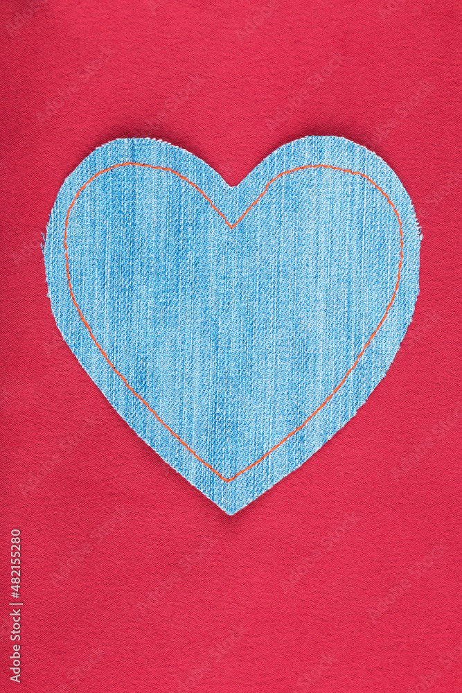 Empty heart with space for design, space for text. Heart symbol lying ...