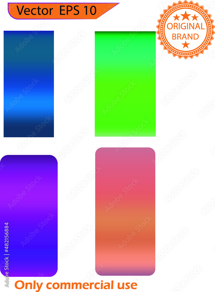Screens vibrant gradient set background for smartphones and mobile ...