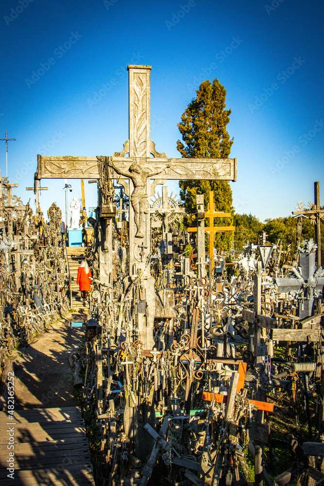 hill of crosses, lithuania, religion, catholic, cross, baltic countries ...