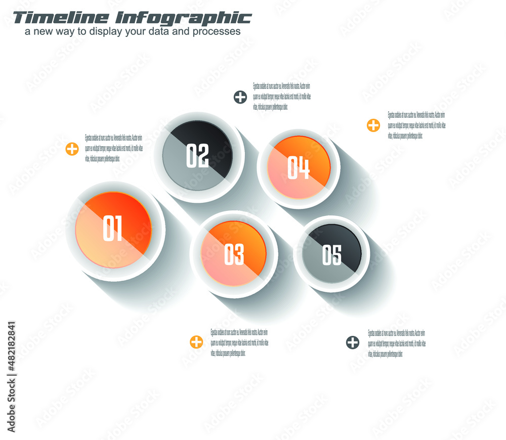 Infographic template for modern data visualization and ranking. Stock ...