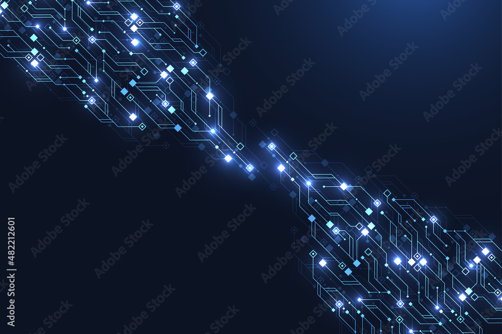 Technology abstract circuit board texture background. High-tech ...