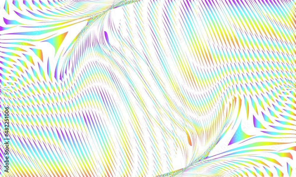 Light holographic abstract texture with gentle neon tones optical ...