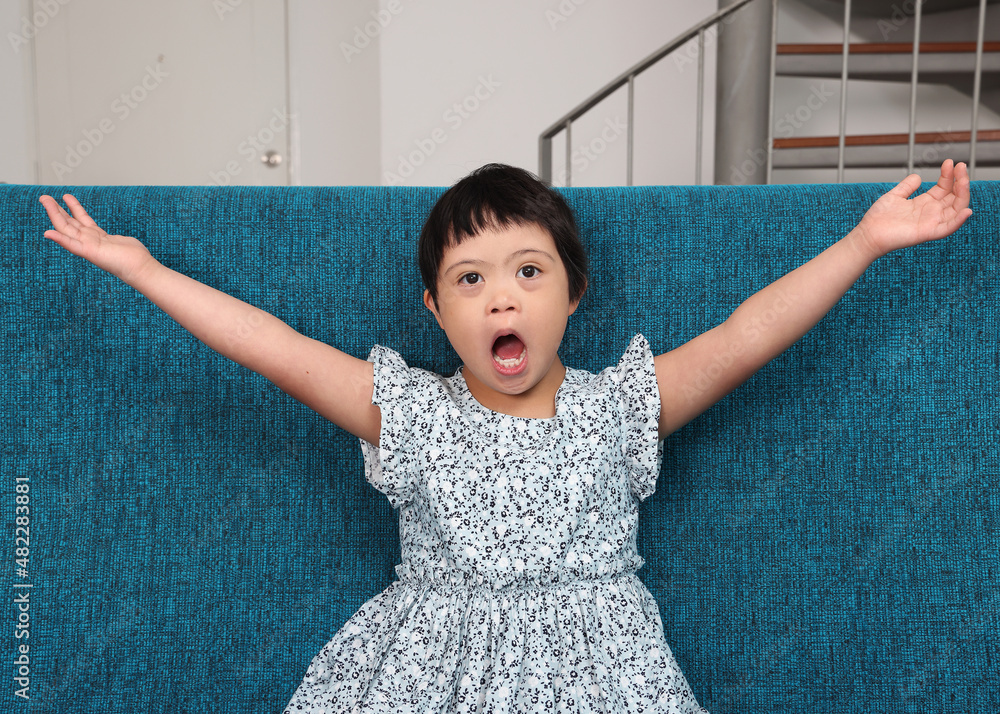 Southeast Asian child girl female special need medical down adhd autism ...