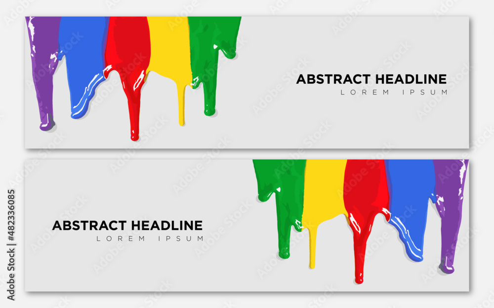 dripping paint background illustration Stock Vector | Adobe Stock