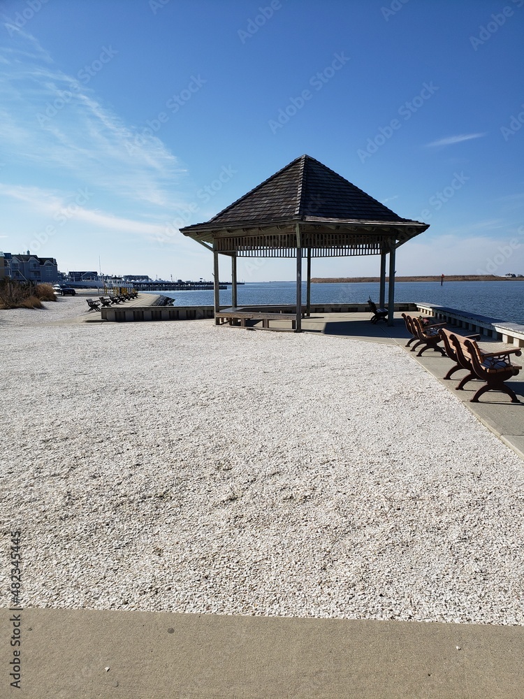 beach hut on the beach Stock Photo | Adobe Stock