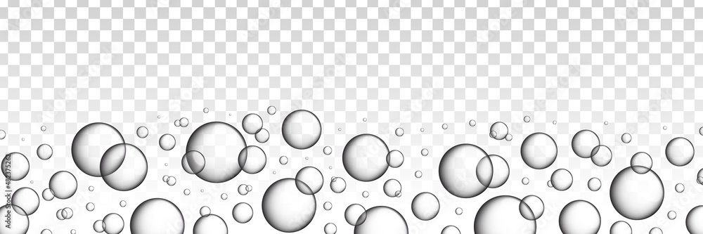Vector realistic isolated bubbles for template and layout covering on ...