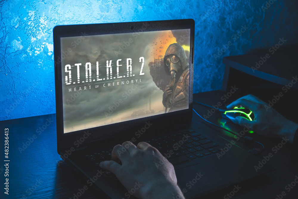 STALKER 2: Heart of Chernobyl video game. Point of view video gaming on ...