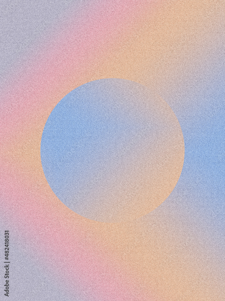 Gradient sphere. Digital noise, grain texture. Nostalgia, vintage ...