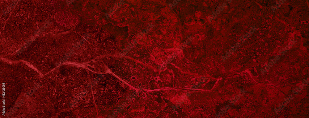 dark red beautiful marble texture background in panoramic view. luxury ...