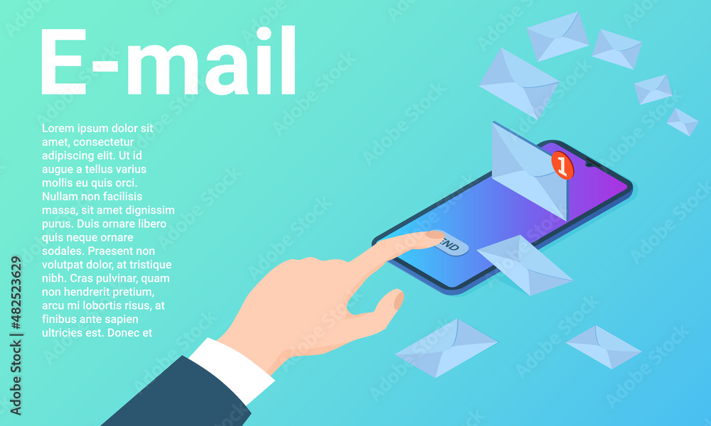 E-mail.Sending messages and using messengers.Using a smartphone to send ...