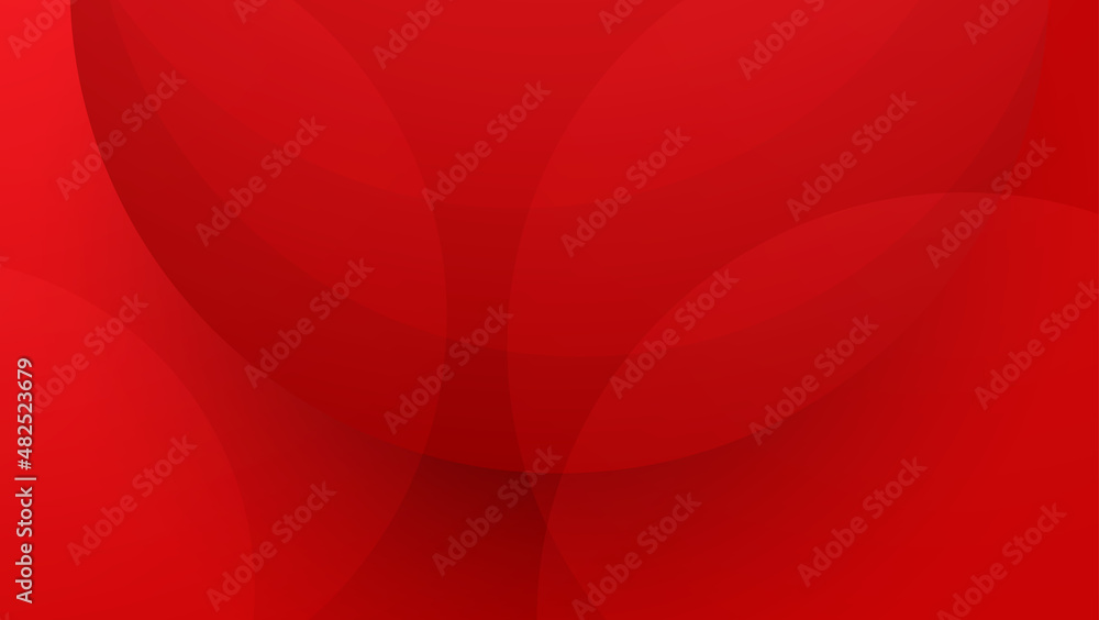 abstract red circular background. vector illustration Stock Vector ...