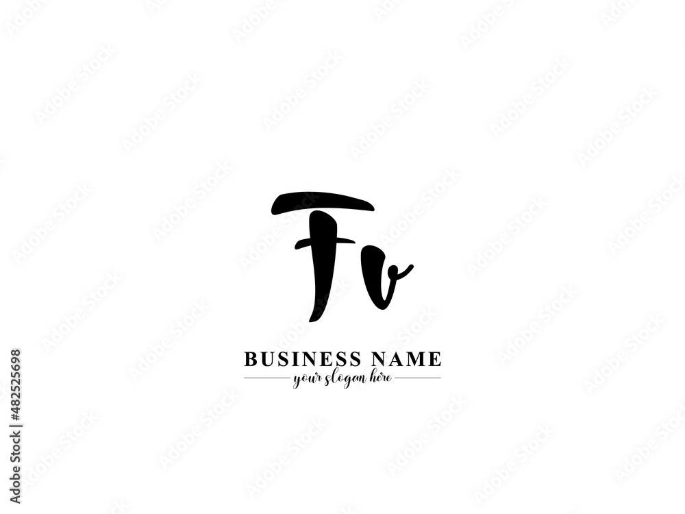 New Signature FV Baby logo, Signature Cute Baby fv Children Logo ...