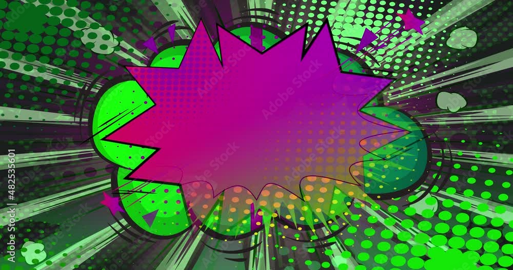 Retro comic style pop art background. Manga cartoon backdrop stock ...