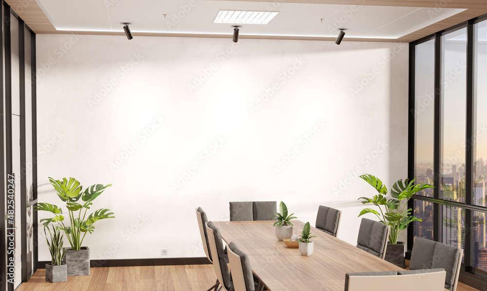 Blank Office Wall