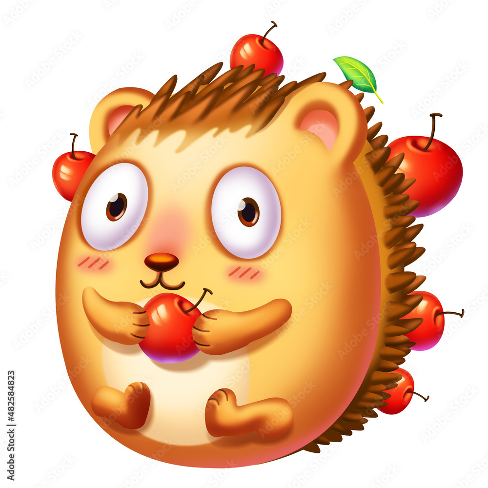 Hedgehog. Realistic Fantastic Characters. Fantasy Nature Animals ...