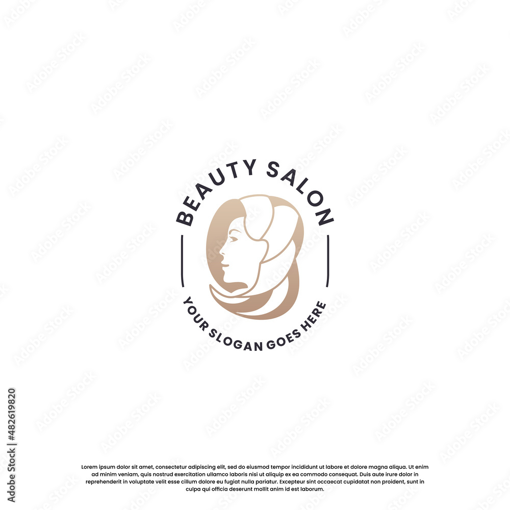 luxury beauty salon and spa logo design inspiration Stock Vector ...