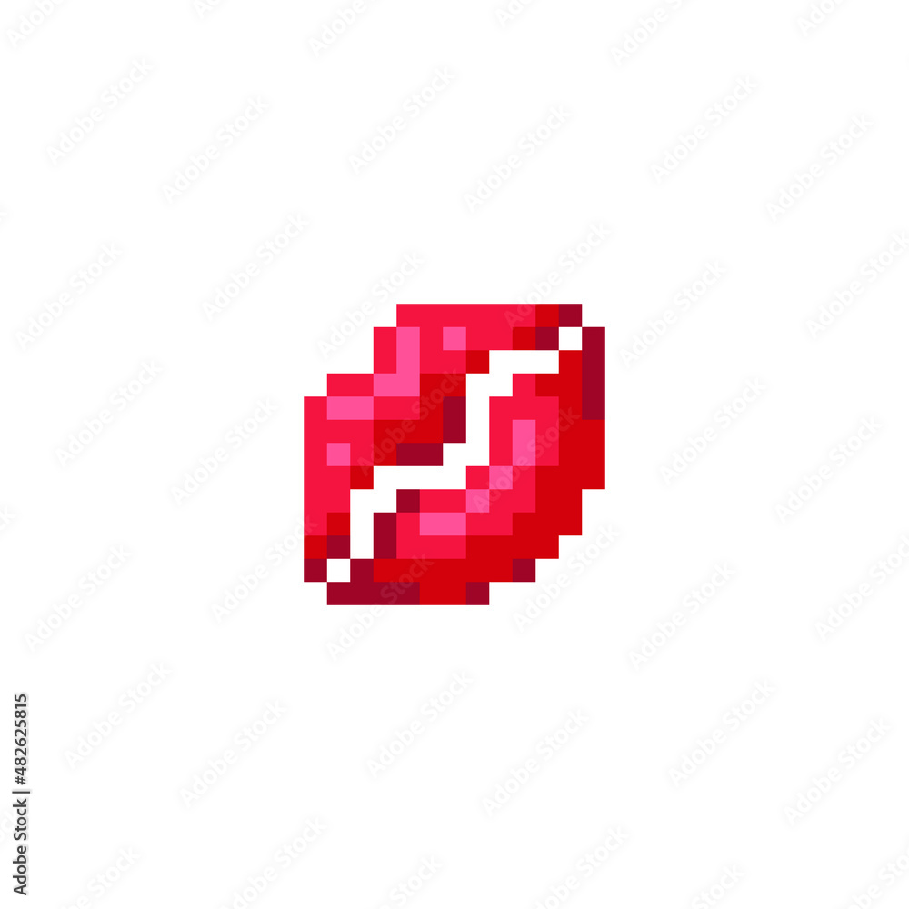 Mouth Pixel Art