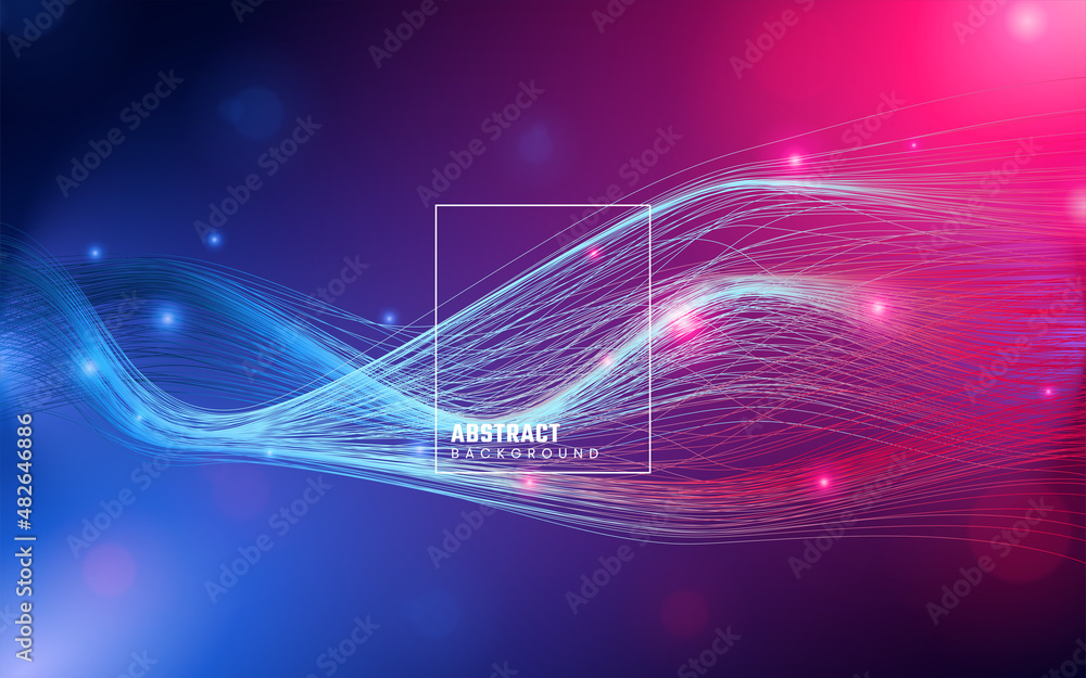 Abstract wave spectrum background Free Vector Stock Vector | Adobe Stock