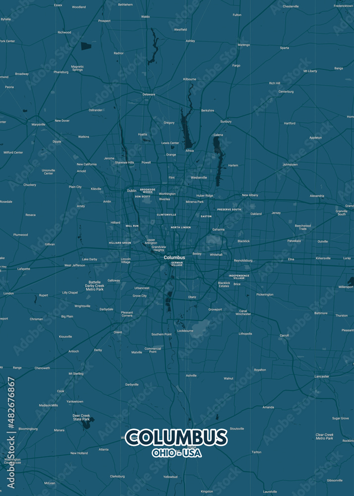 Columbus Ohio Bus Routes Map