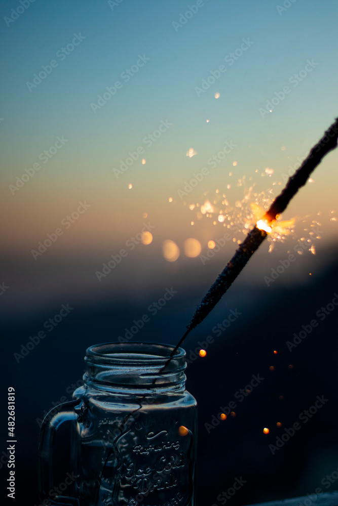 Various states of a sparkle Stock Photo | Adobe Stock