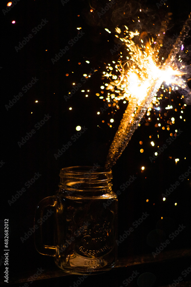 Various states of a sparkle Stock Photo | Adobe Stock