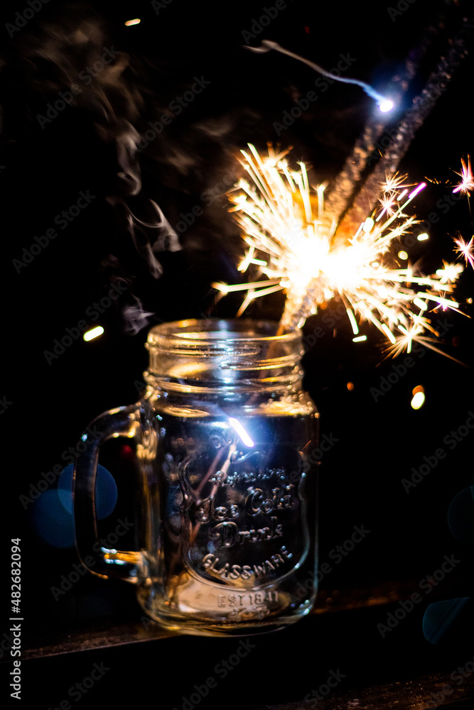 Various states of a sparkle Stock Photo | Adobe Stock