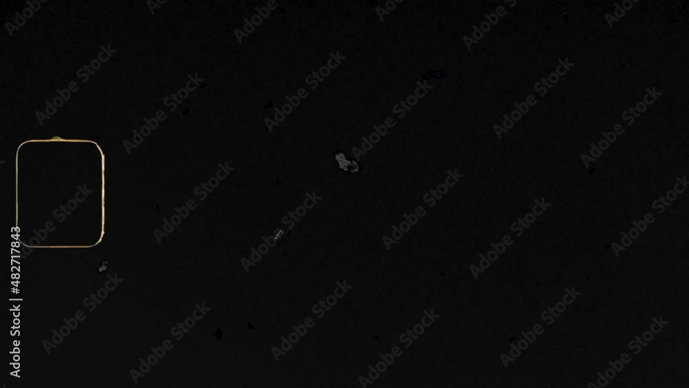 Reel Clutter, Old film tape with grain noise symbols footage ...