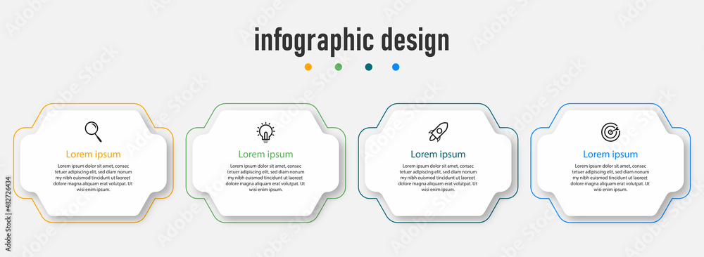 Creative template timeline infographic design element Premium Vector ...