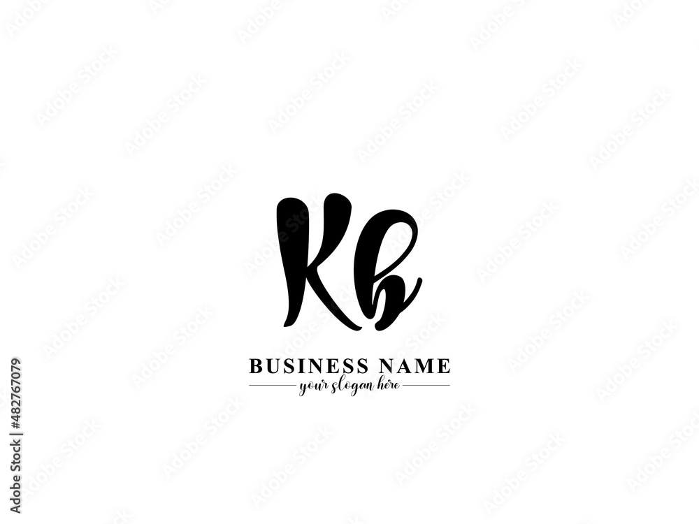 Signature KB Beautiful elegant logos, Signature Kb Logo For Boutique ...