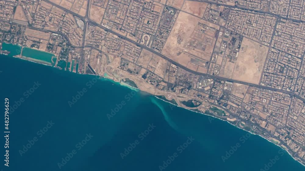 Jeddah Corniche race circuit layout animated path track in Saudi Arabia ...