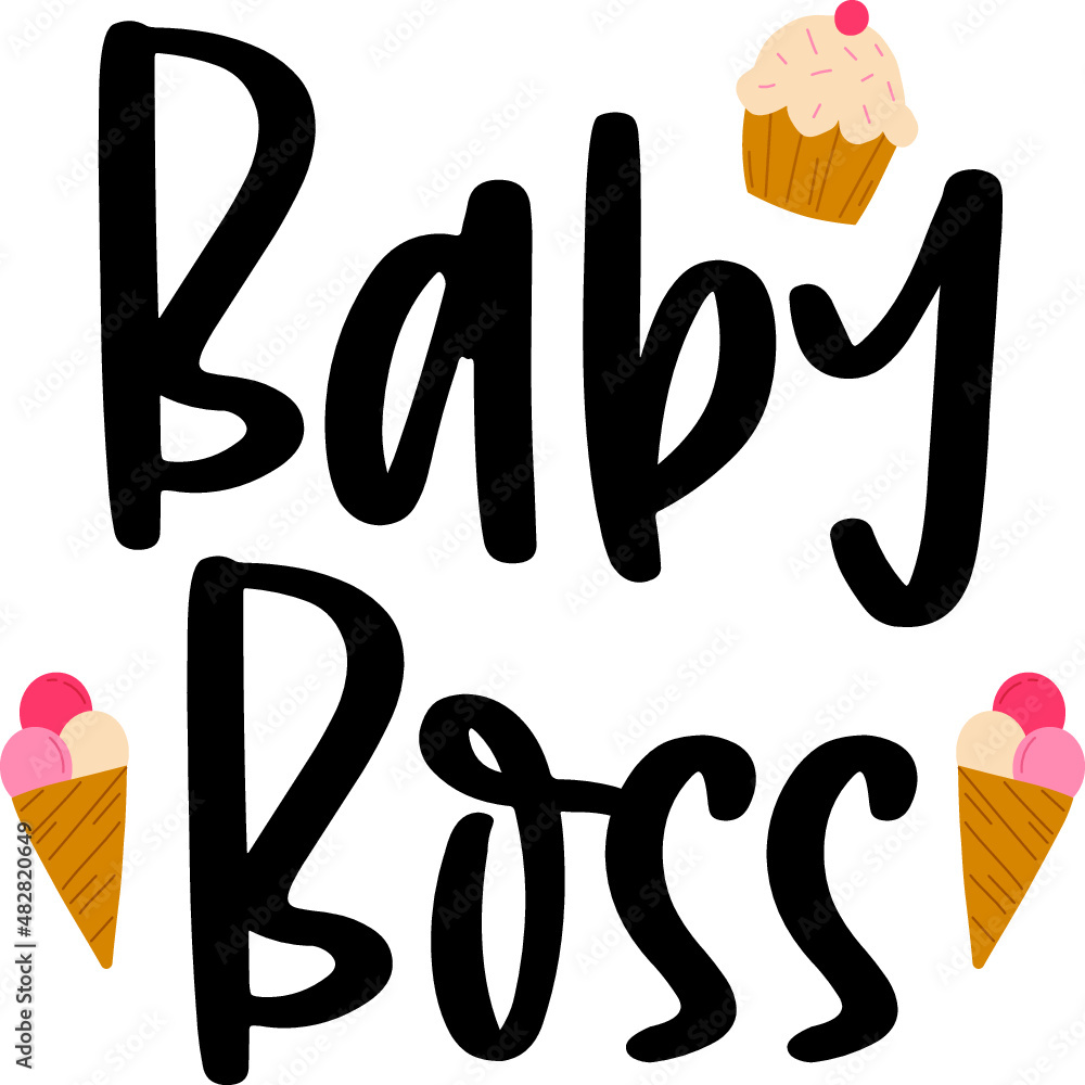 Baby Boss SVG Cut File Stock Vector | Adobe Stock