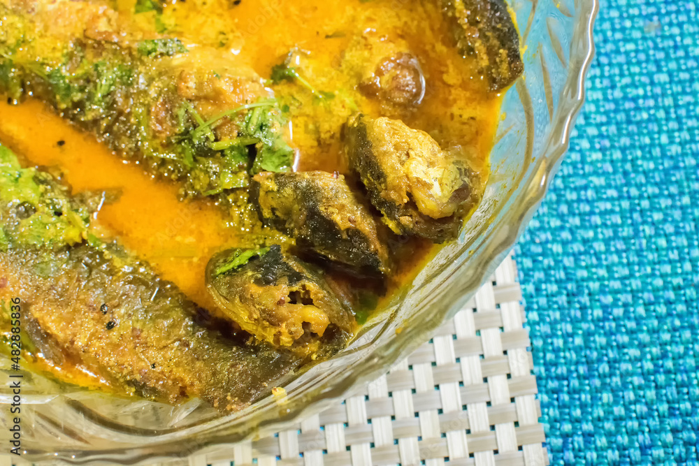 Tyangra fish , scientific name - Batasio batasio or Mystus tengara or ...