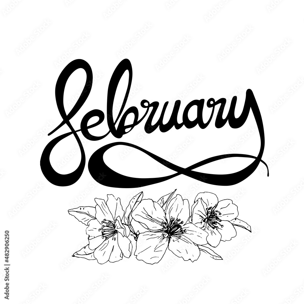 Letrero De Letras Escritas A Mano Y Vectorizado February Recurso letrero-de-letras-escritas-a-mano-y-vectorizado-february-recurso