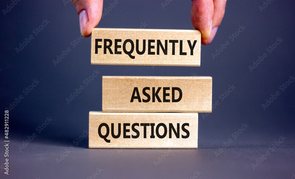 FAQ frequently asked questions symbol. Concept words FAQ frequently ...