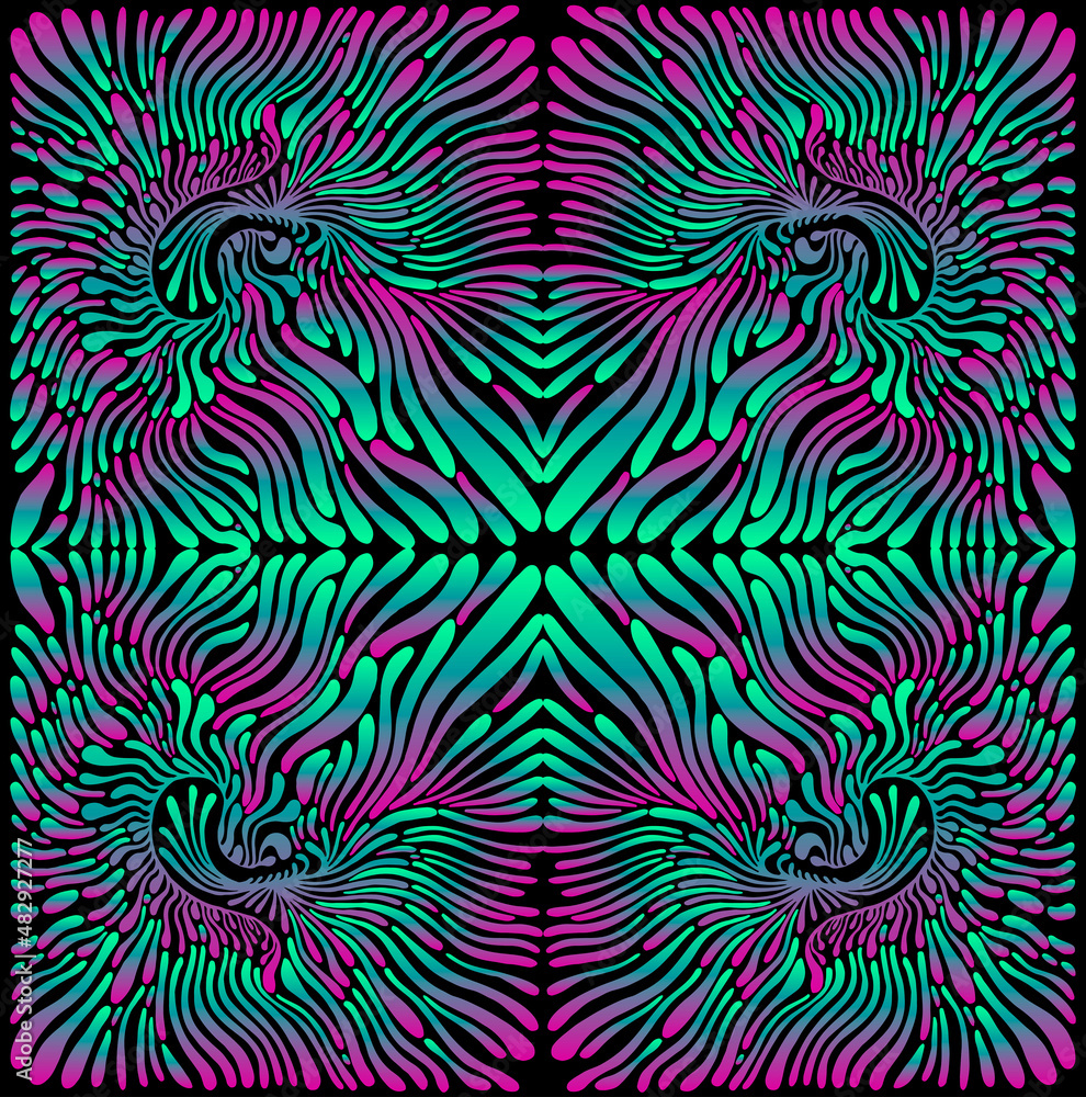 3d Fractal Animal Art
