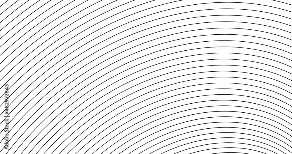 Thin line minimalistic. line round abstract pattern design. round lines ...