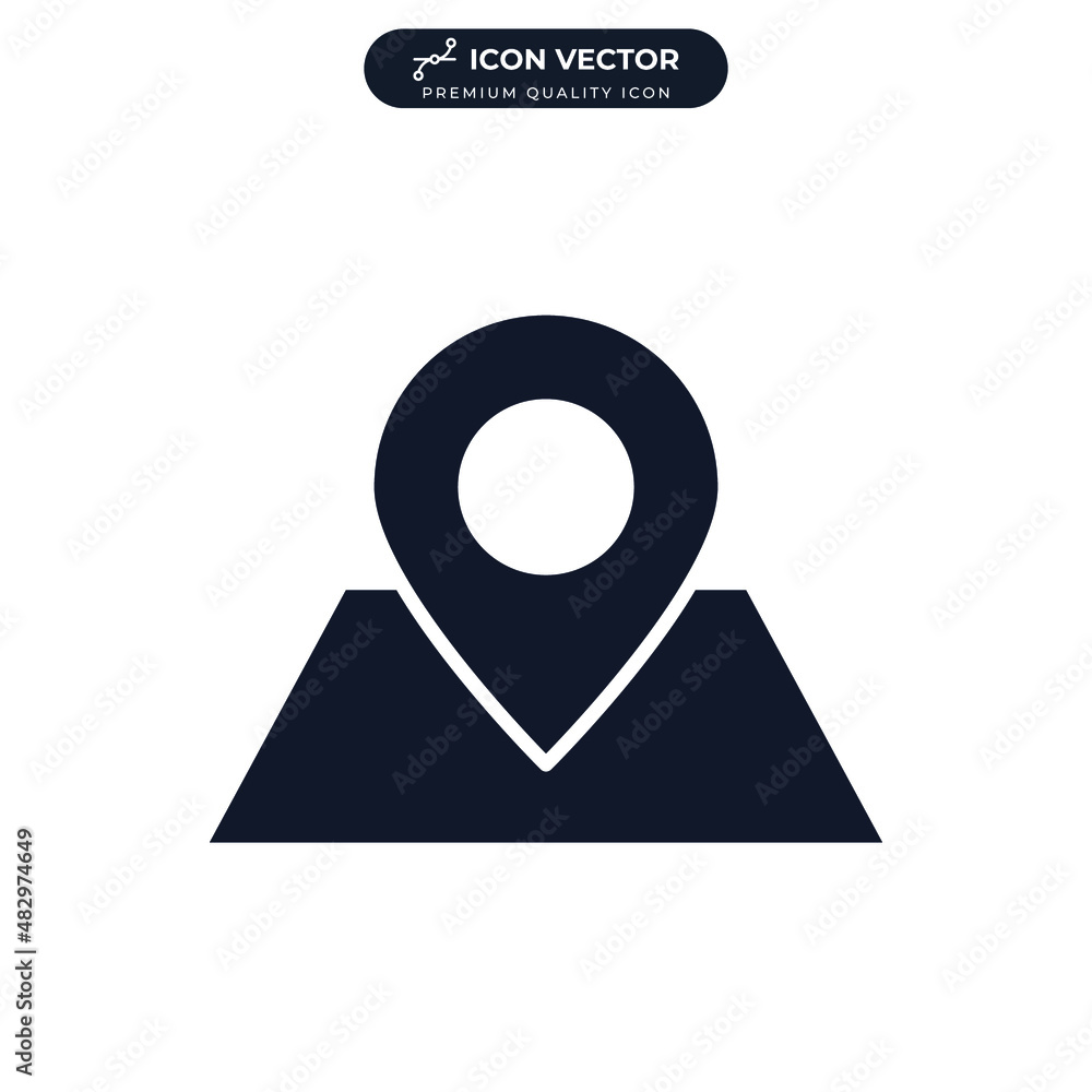 location icon symbol template for graphic and web design collection ...
