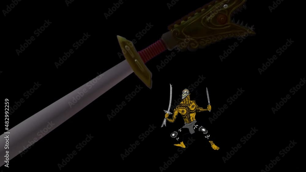 Fighting scene animation of a Kampilan sword versus Datu Lapu lapu ...