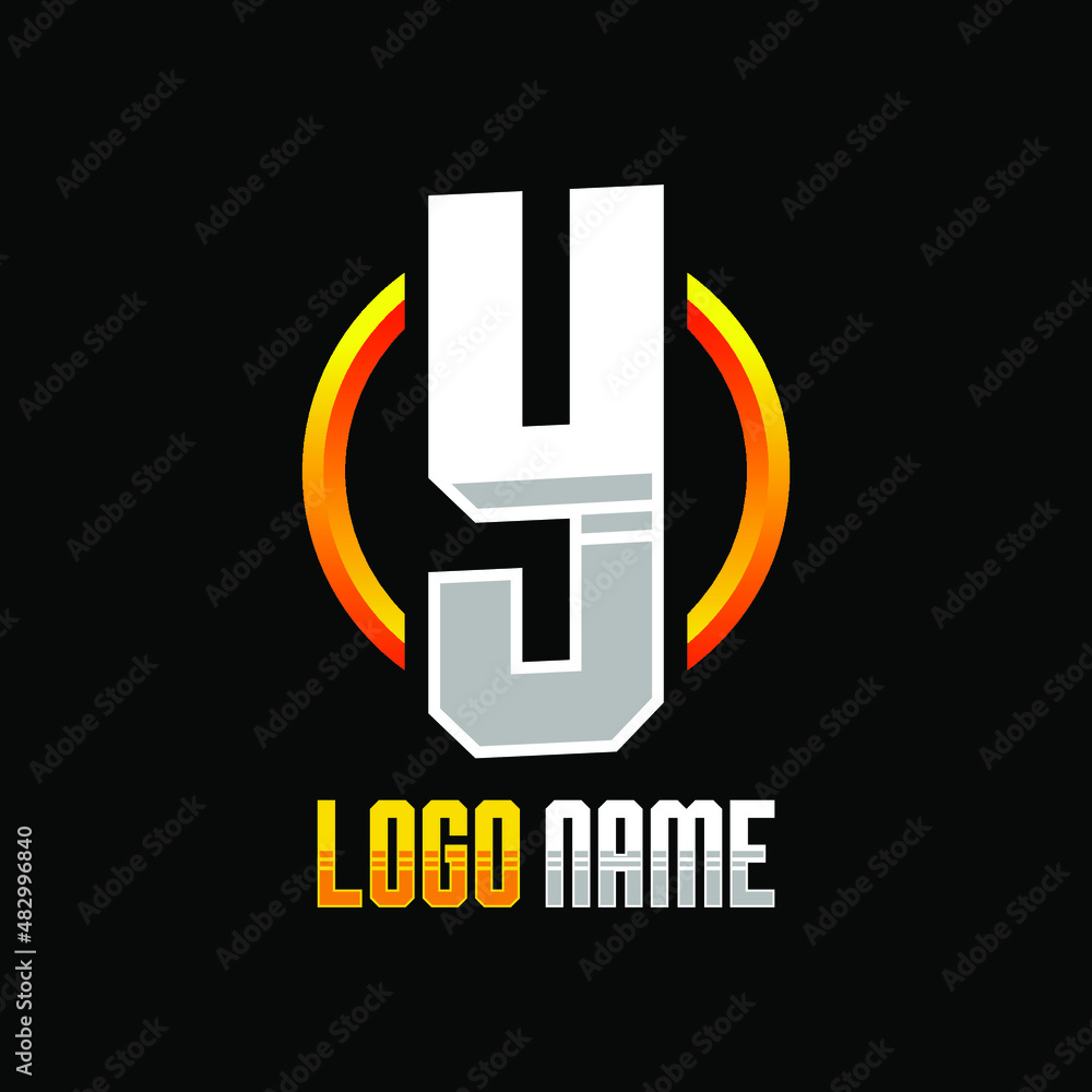 Initial Y Gaming Logo Design Template Inspiration, Vector Illustration ...
