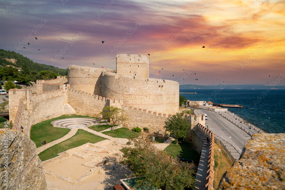 Kilitbahir Castle (Kalesi) was built by Fatih Sultan Mehmet on the ...