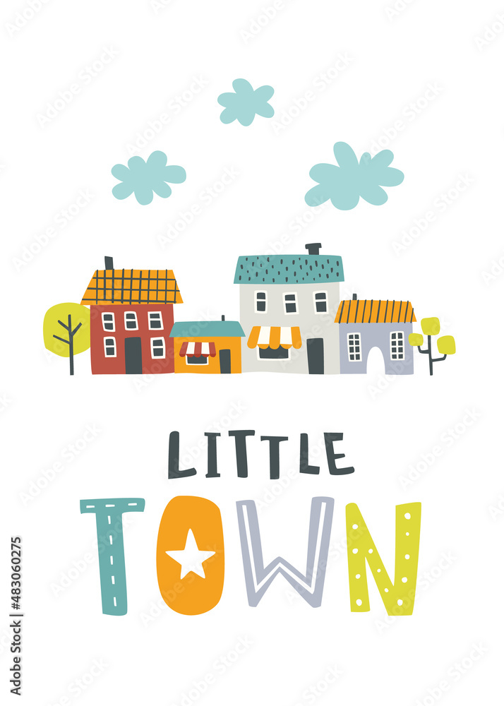 Little Town Clip Art