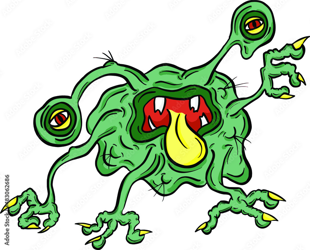 Weird Imaginary Alien Monster Creatures that Look Like Viruses or ...