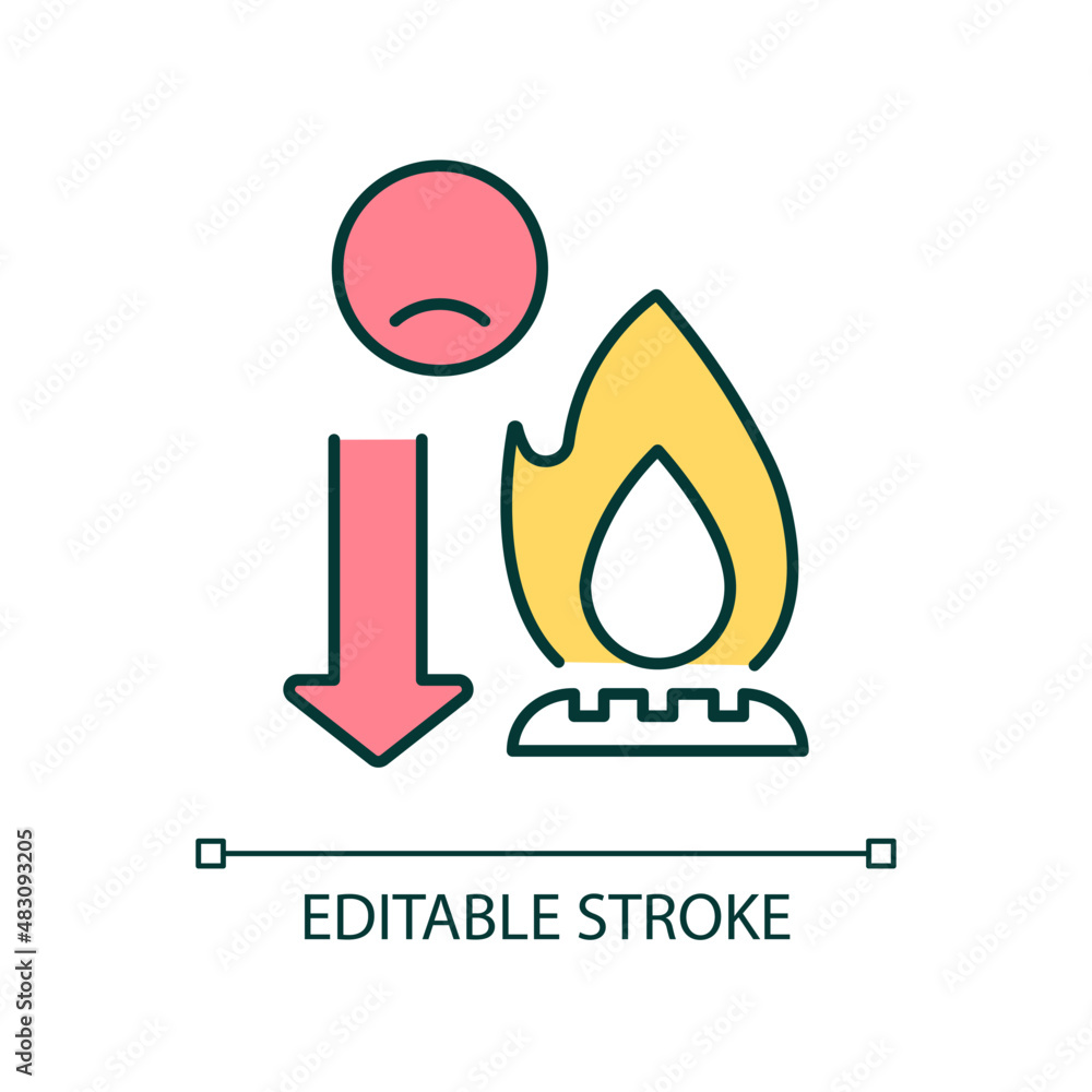 Flammable Gas Vector
